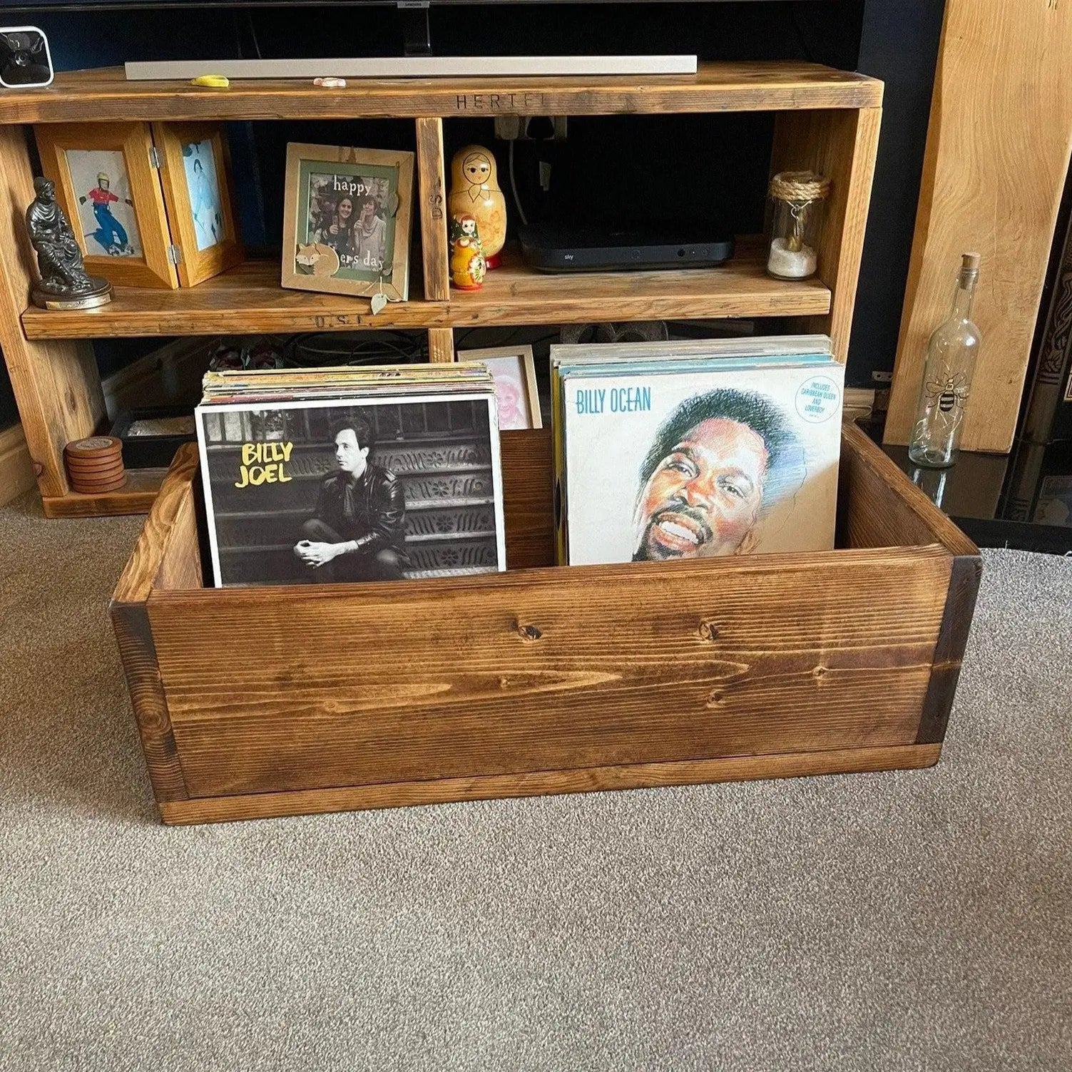 Vinyl LP Record Storage Double Size Unit Crate Box - Approx 160 – Urban ...