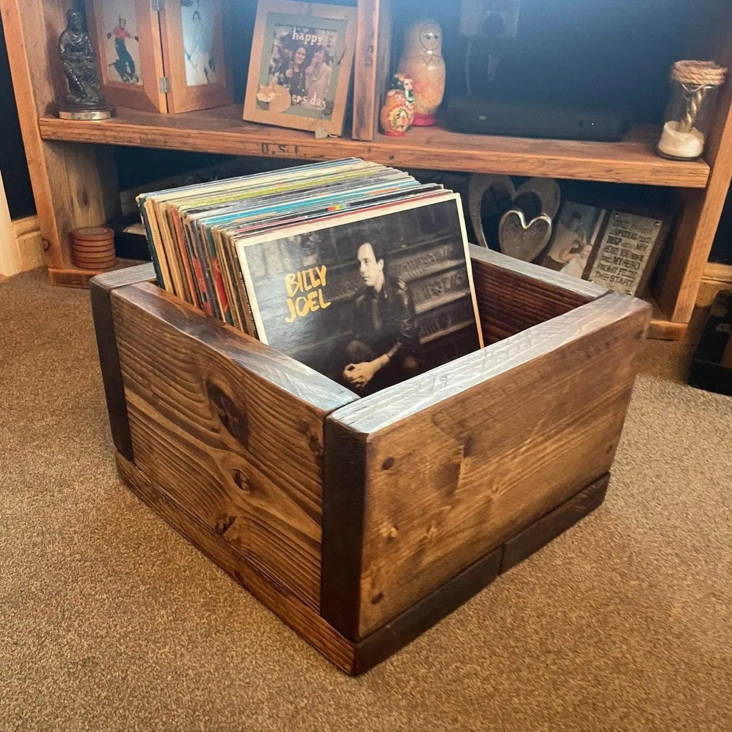 Vinyl LP Record Storage Unit Crate Box - Approx 75 - Urban Reclamation