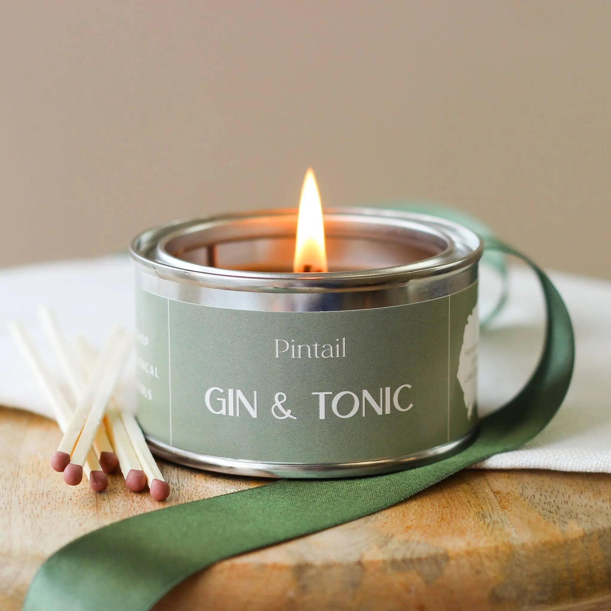Gin and Tonic Paint Pot Candle | Small Candles in Tins – Urban Reclamation